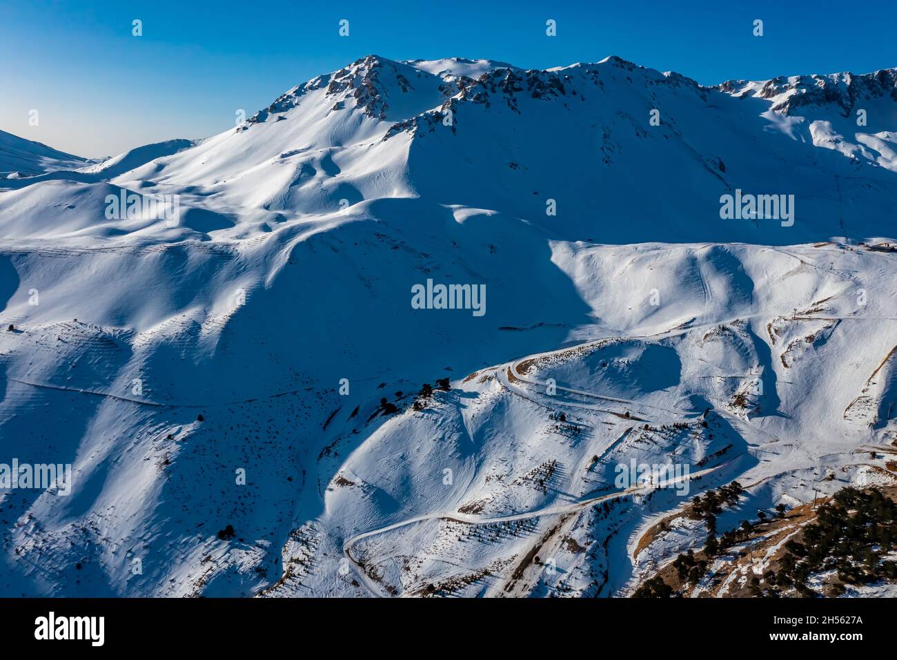 Davraz Dağı in Turkey | Luftbilder von Davraz Dağı Stock Photo - Alamy