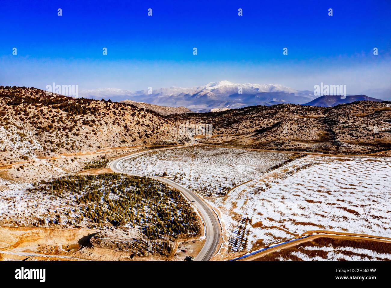 Davraz Dağı in Turkey | Luftbilder von Davraz Dağı Stock Photo - Alamy