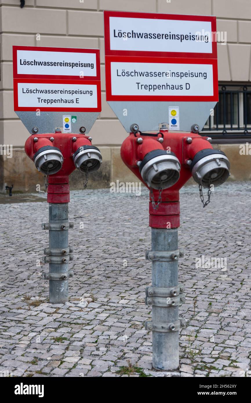 Fire hydrant for fire fighting water supply hi-res stock photography ...