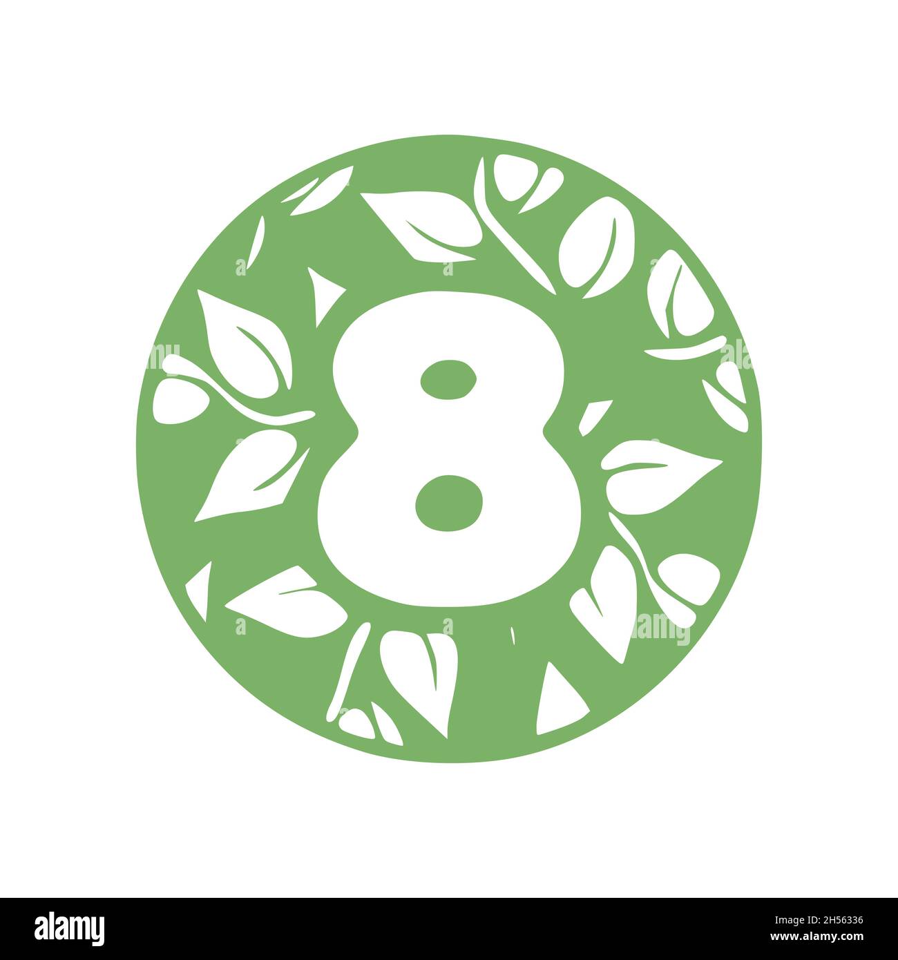Number Eight Clip Art