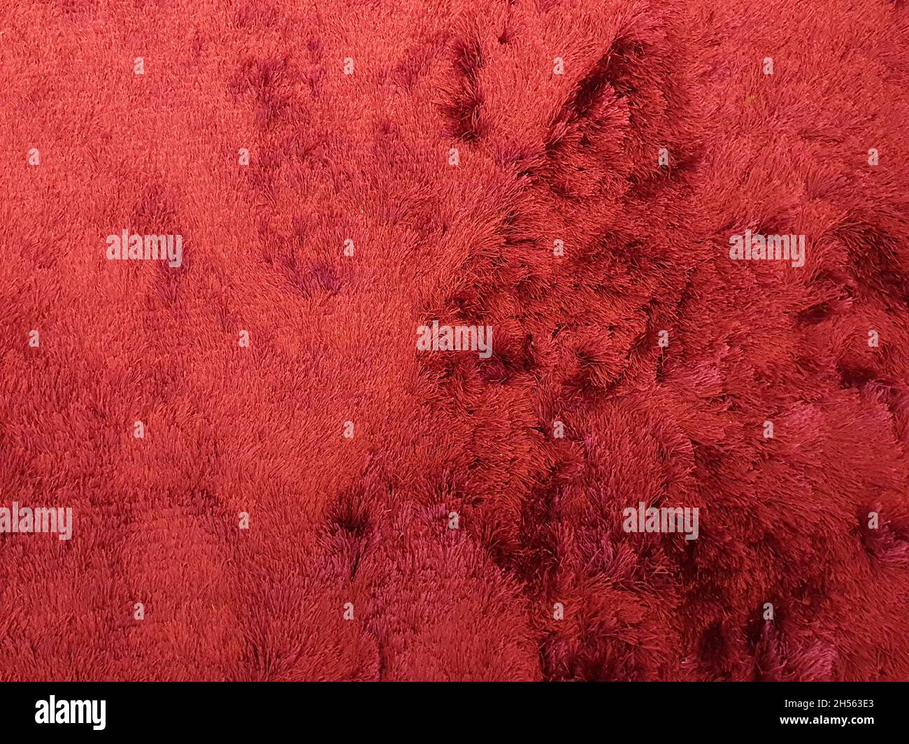 Red gradient carpet texture closeup. Top view, full screen Stock Photo ...