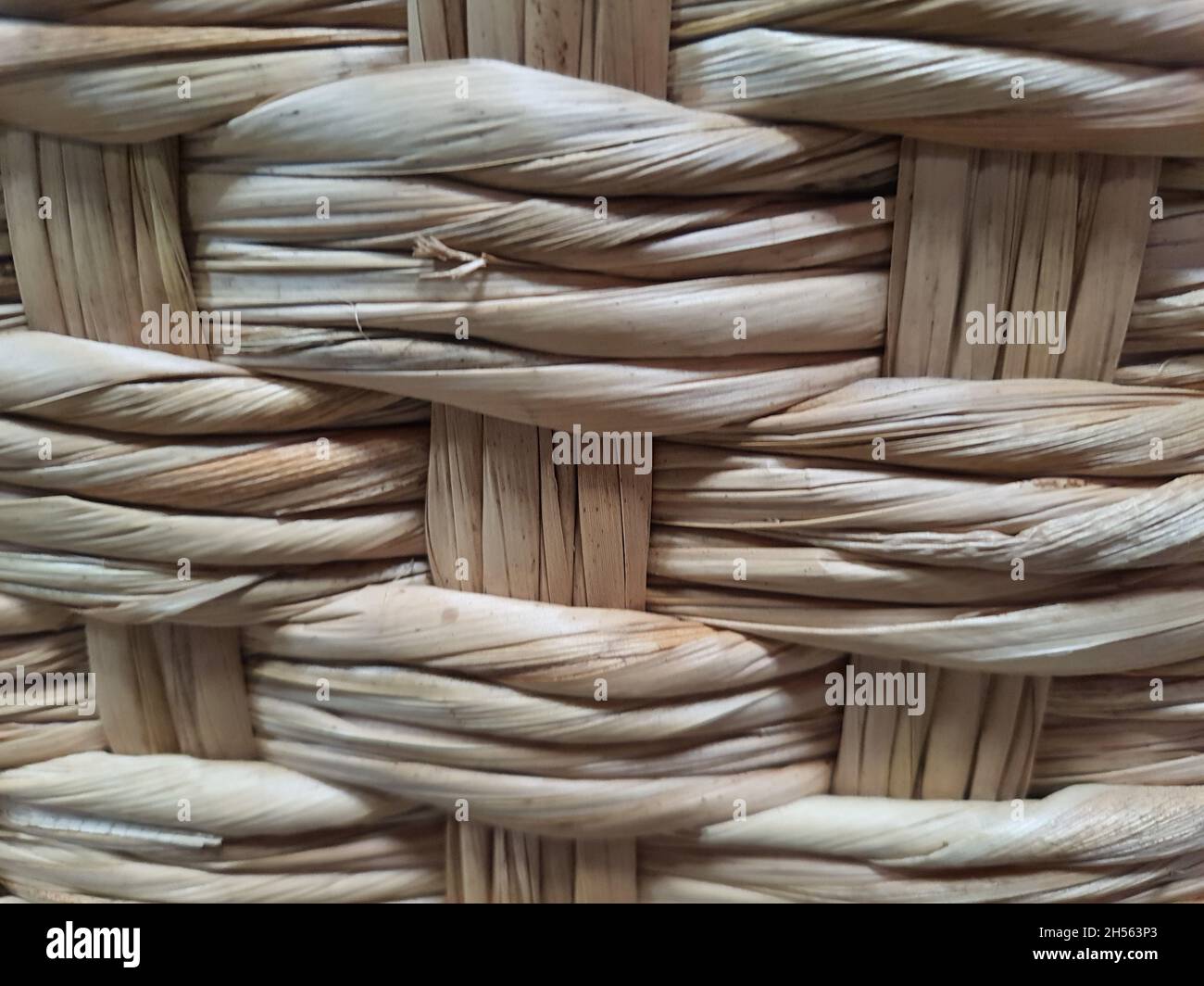 Interwoven natural fiber texture, texture detail, backgrounds, full ...