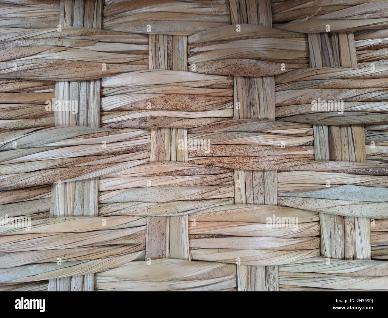 Interwoven natural fiber texture, texture detail, backgrounds, full ...