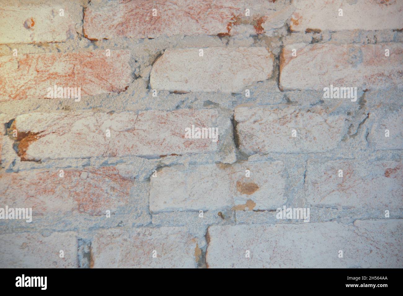 Surface of an unfinished brick wall, rustic, background and texture ...
