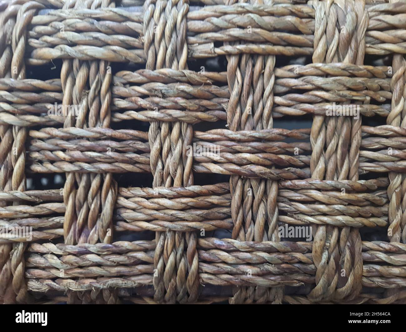 Interwoven natural fiber texture, texture detail, backgrounds, full ...