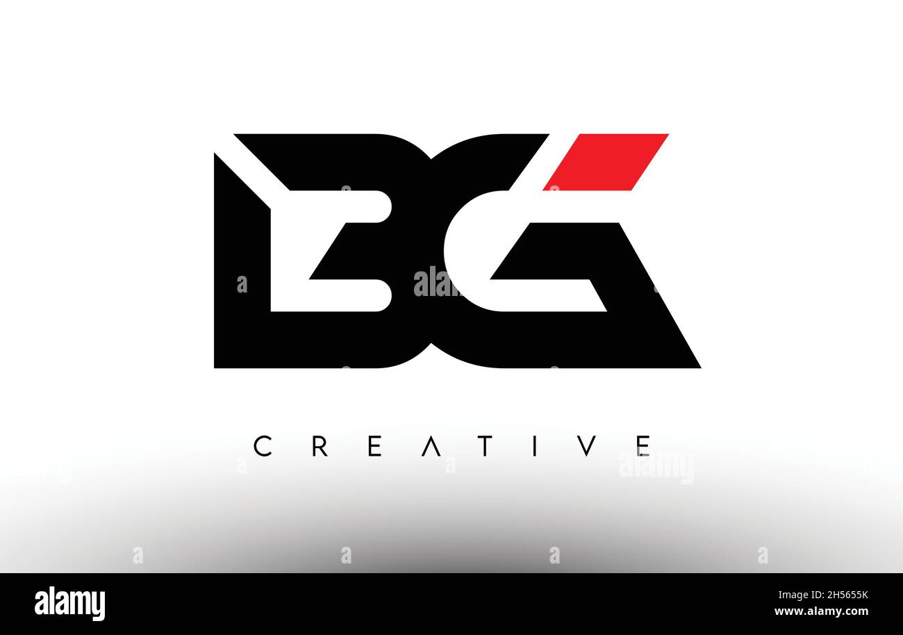 BG Creative Modern Letter Logo Design. BG Icon Letters Logo Vector ...