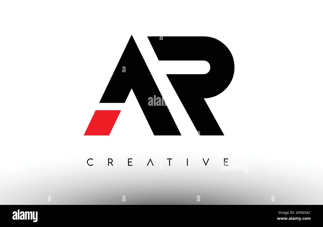 AR Creative Modern Letter Logo Design. AR Icon Letters Logo Vector ...