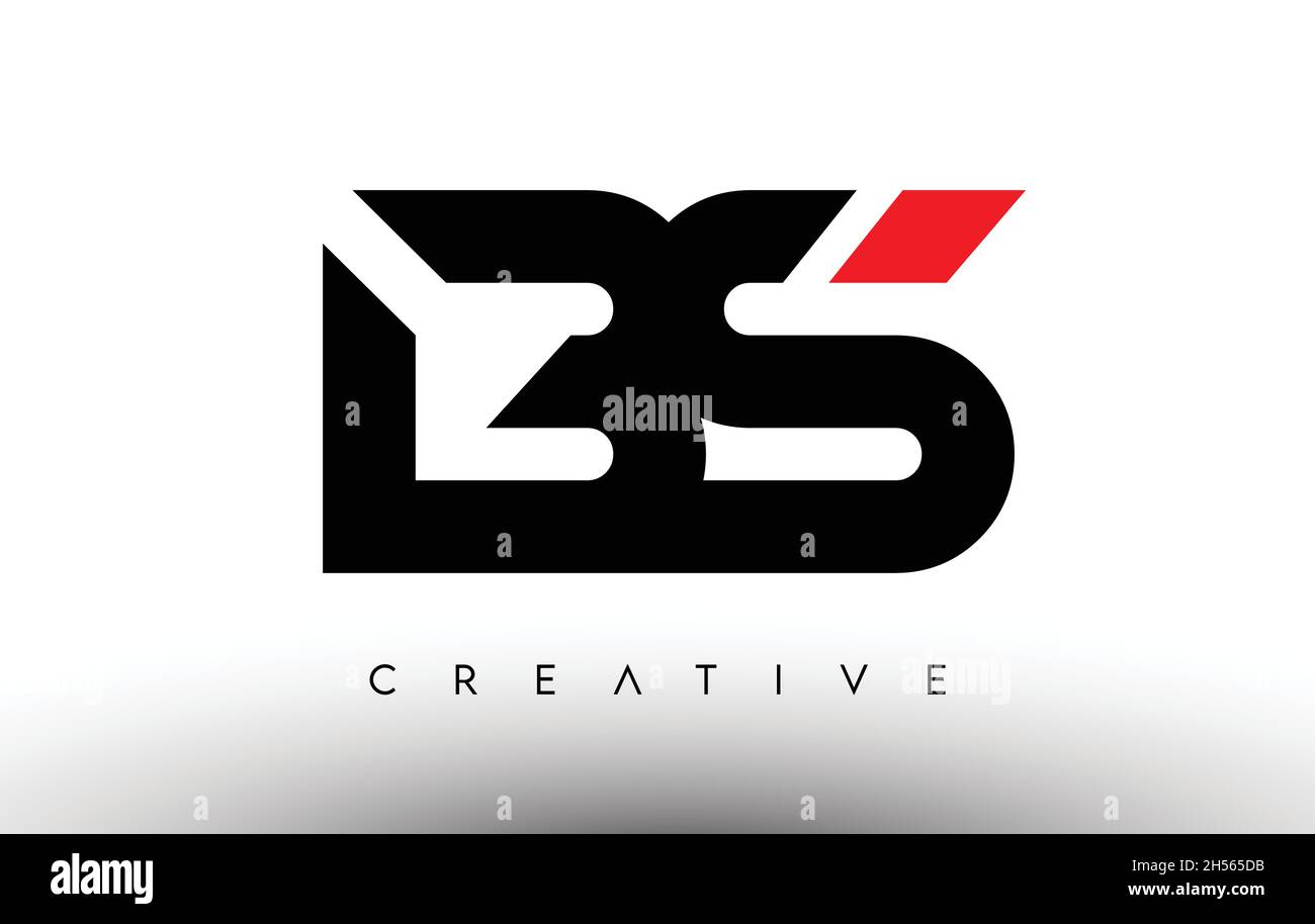 BS Creative Modern Letter Logo Design. BS Icon Letters Logo Vector ...