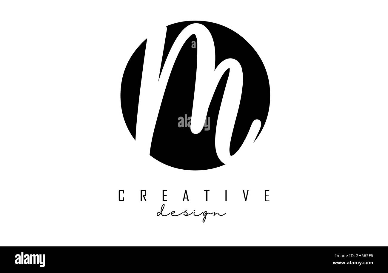 Letters OM logo with a minimalist design. Letters O and M with ...