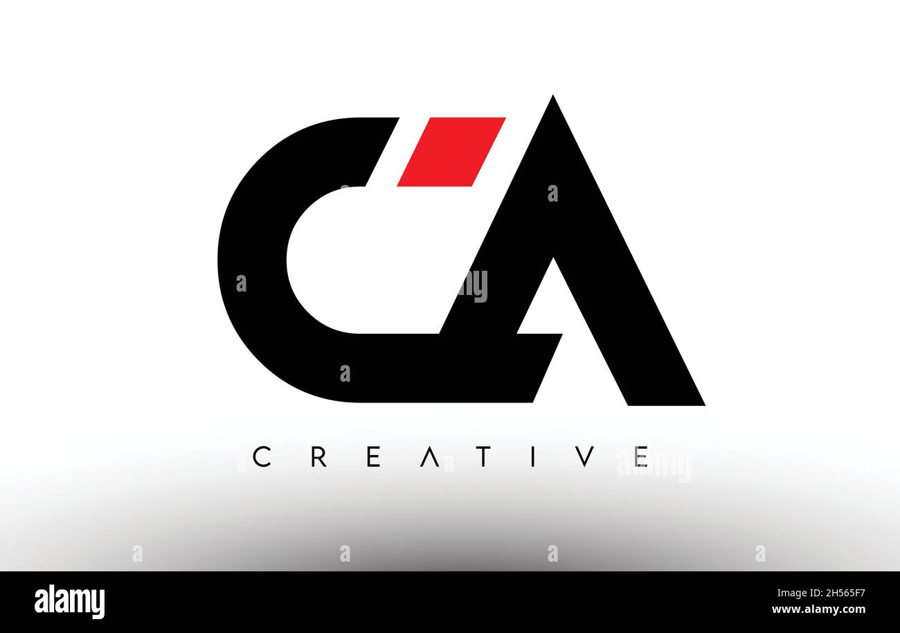 CA Creative Modern Letter Logo Design. CA Icon Letters Logo Vector ...