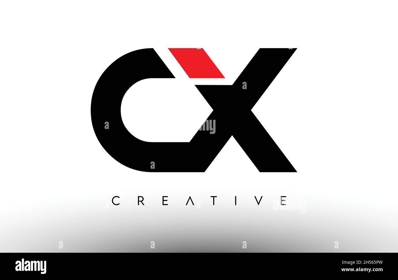CX Creative Modern Letter Logo Design. CX Icon Letters Logo Vector ...