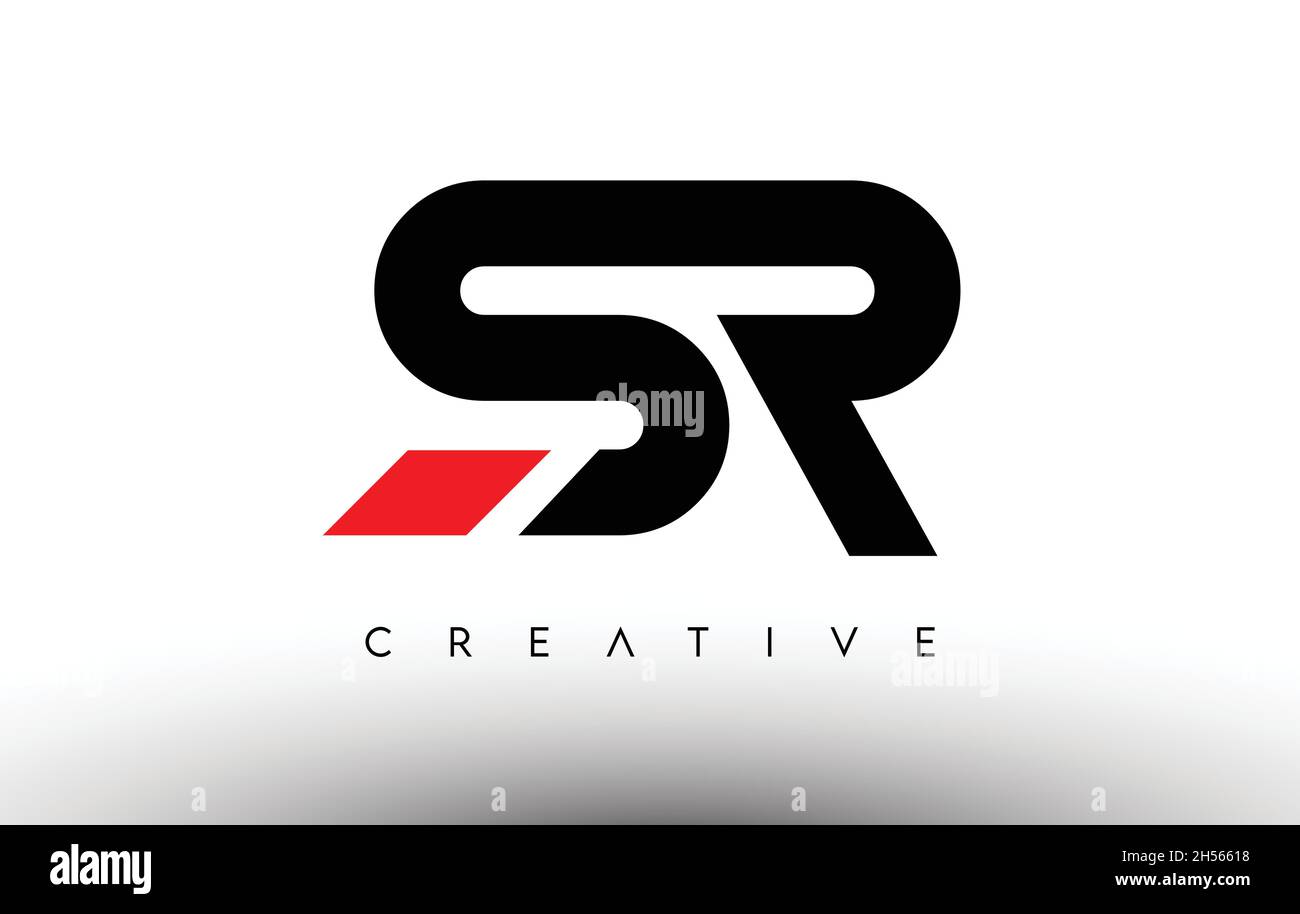 SR Creative Modern Letter Logo Design. SR Icon Letters Logo Vector ...