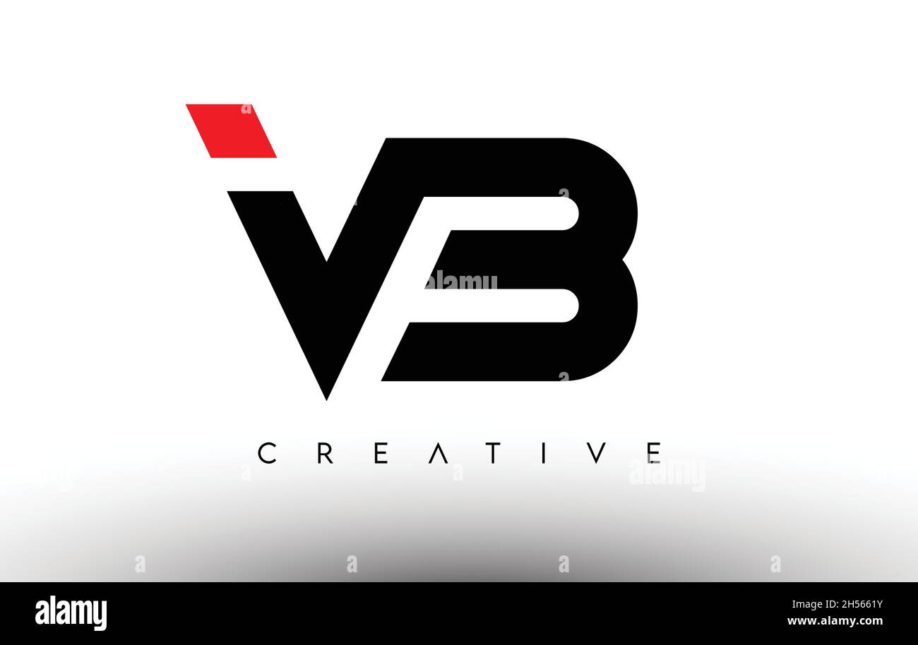 VB Creative Modern Letter Logo Design. VB Icon Letters Logo Vector ...