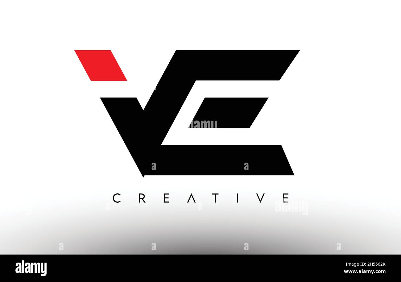 VE Creative Modern Letter Logo Design. VE Icon Letters Logo Vector ...