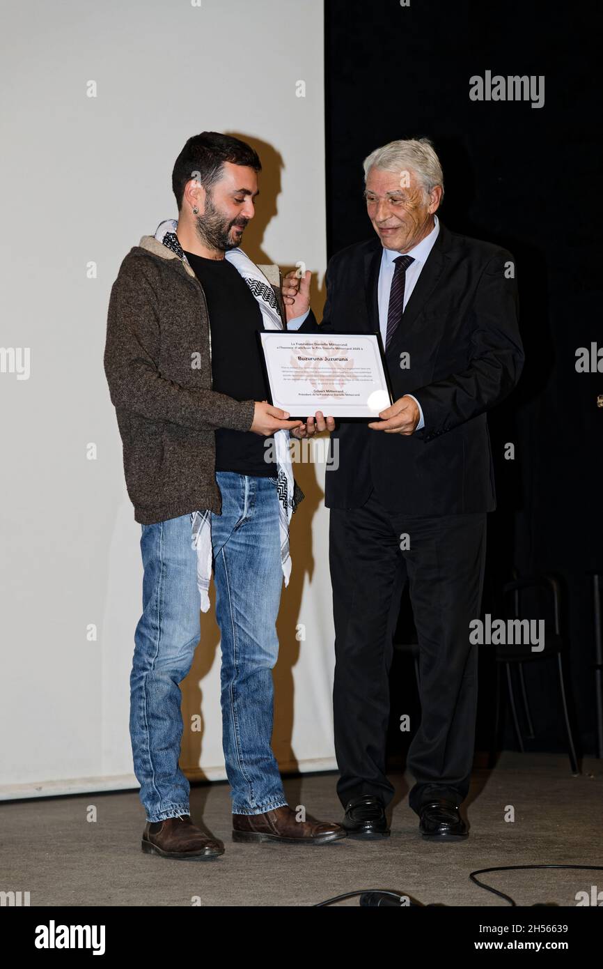 Paris, France. 6th Nov, 2021. Serge Harfouche from the Buzuruna ...