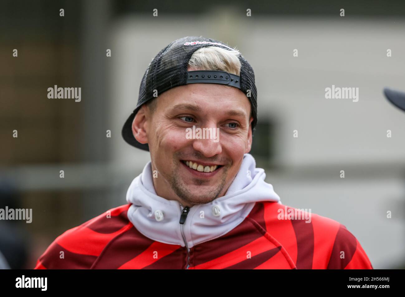 Craig Cook speedway rider riding the British Final at the National ...