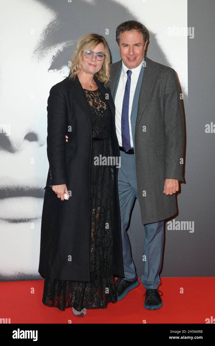 Giampiero Ingrassia and guest attend the red carpet of VI edition of ...