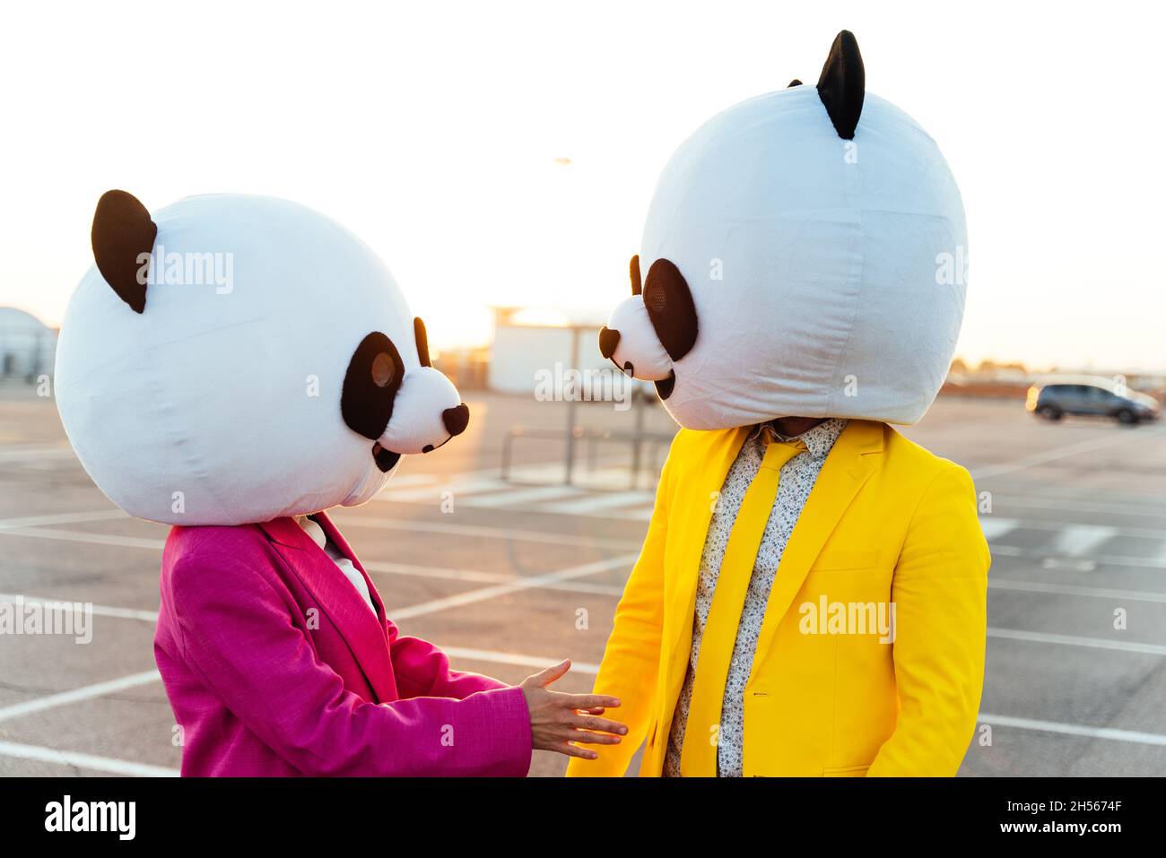 Panda suits hi-res stock photography and images - Alamy