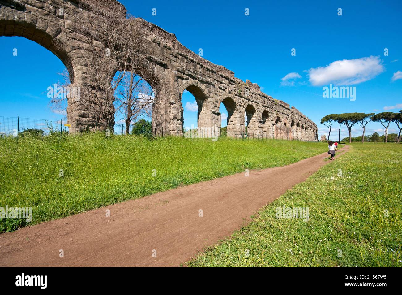 Ancient Aqueduct Claudio-Anio Novus, Park of Aqueducts (Parco degli ...