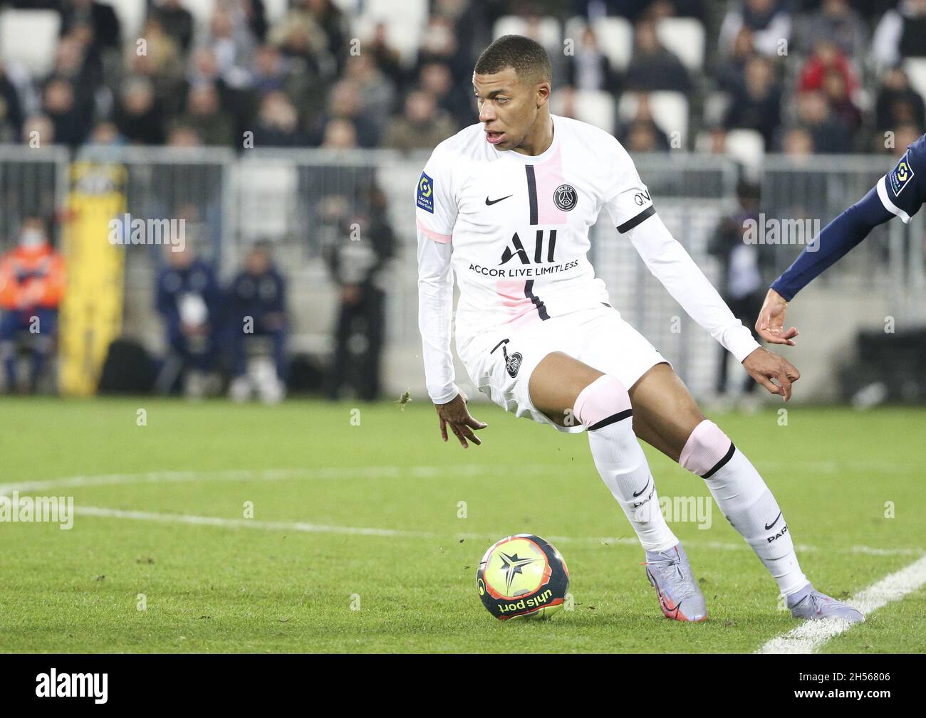 Kylian Mbappe of PSG during the French championship Ligue 1 football ...