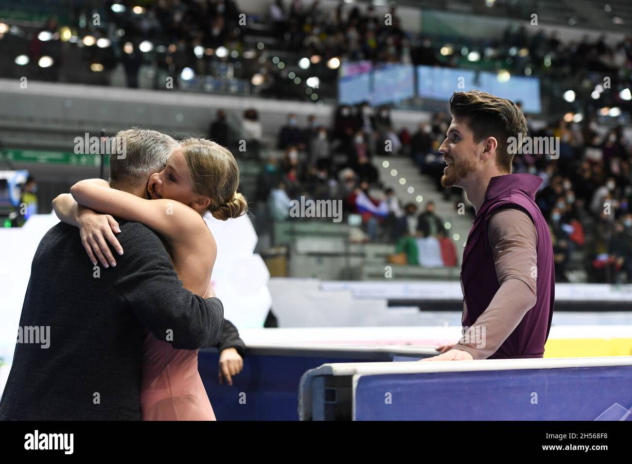 Alexandra STEPANOVA & Ivan BUKIN, Russia, during Ice Dance, Free Dance, at the ISU Grand Prix of ...