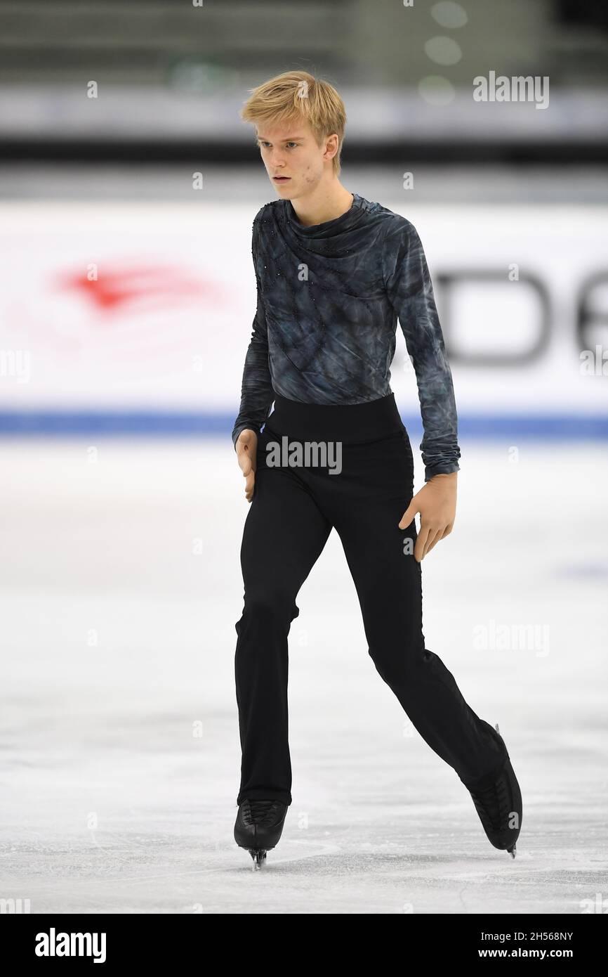Daniel GRASSL, Italy, during Men Free Skating, at the ISU Grand Prix of ...