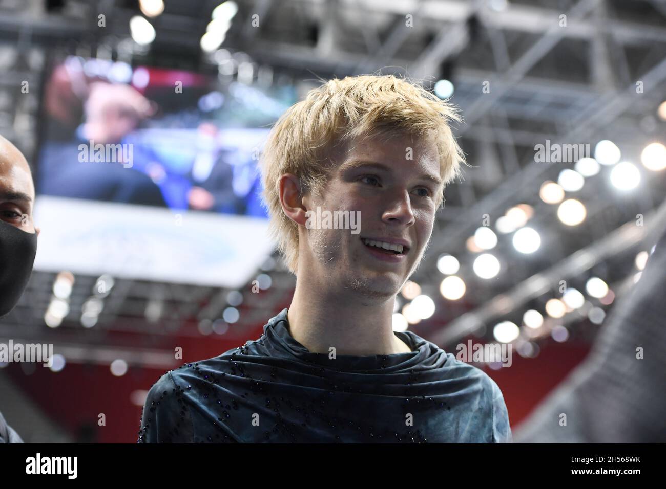 Daniel GRASSL, Italy, during Men Free Skating, at the ISU Grand Prix of ...