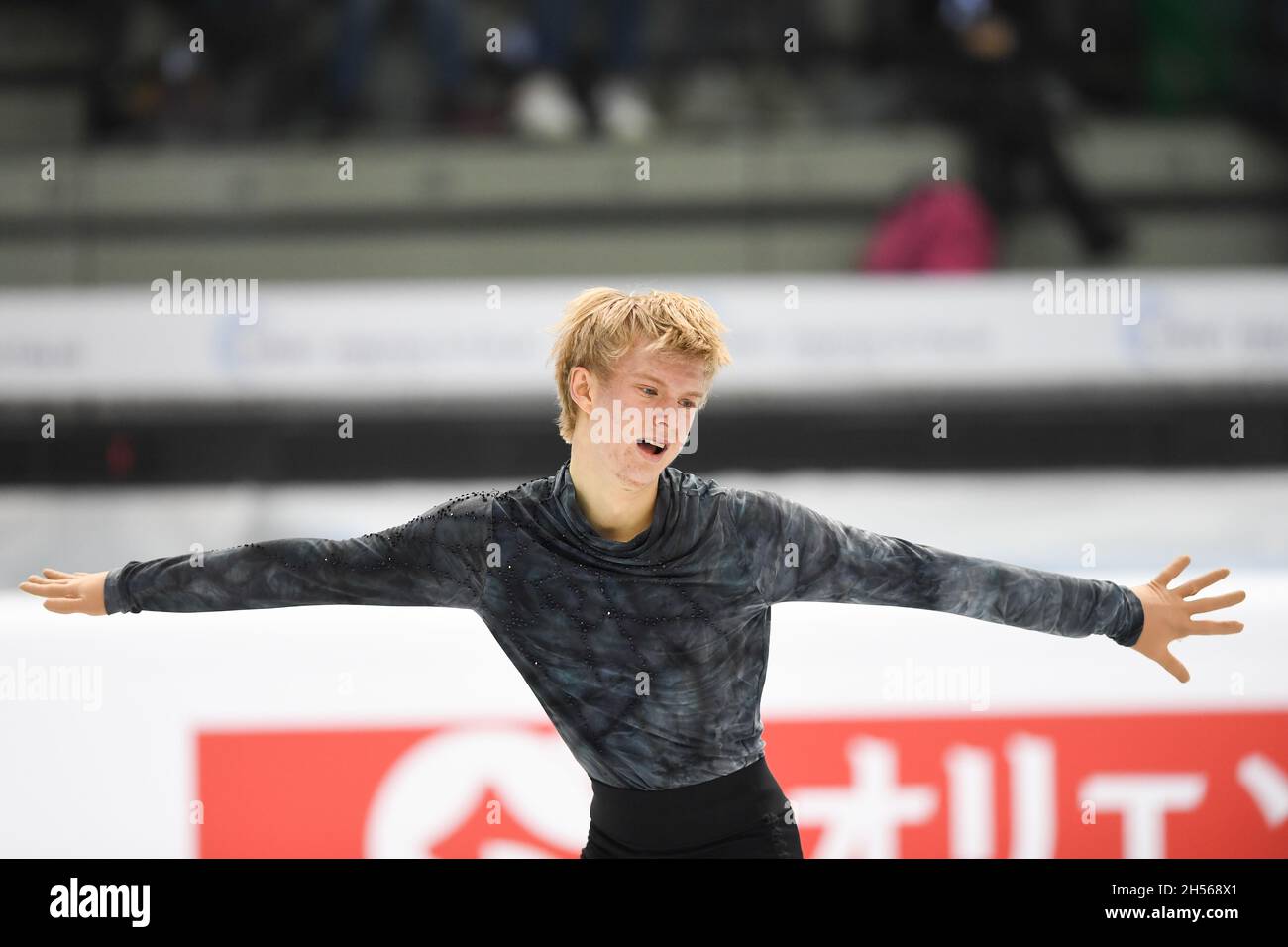 Daniel GRASSL, Italy, during Men Free Skating, at the ISU Grand Prix of ...