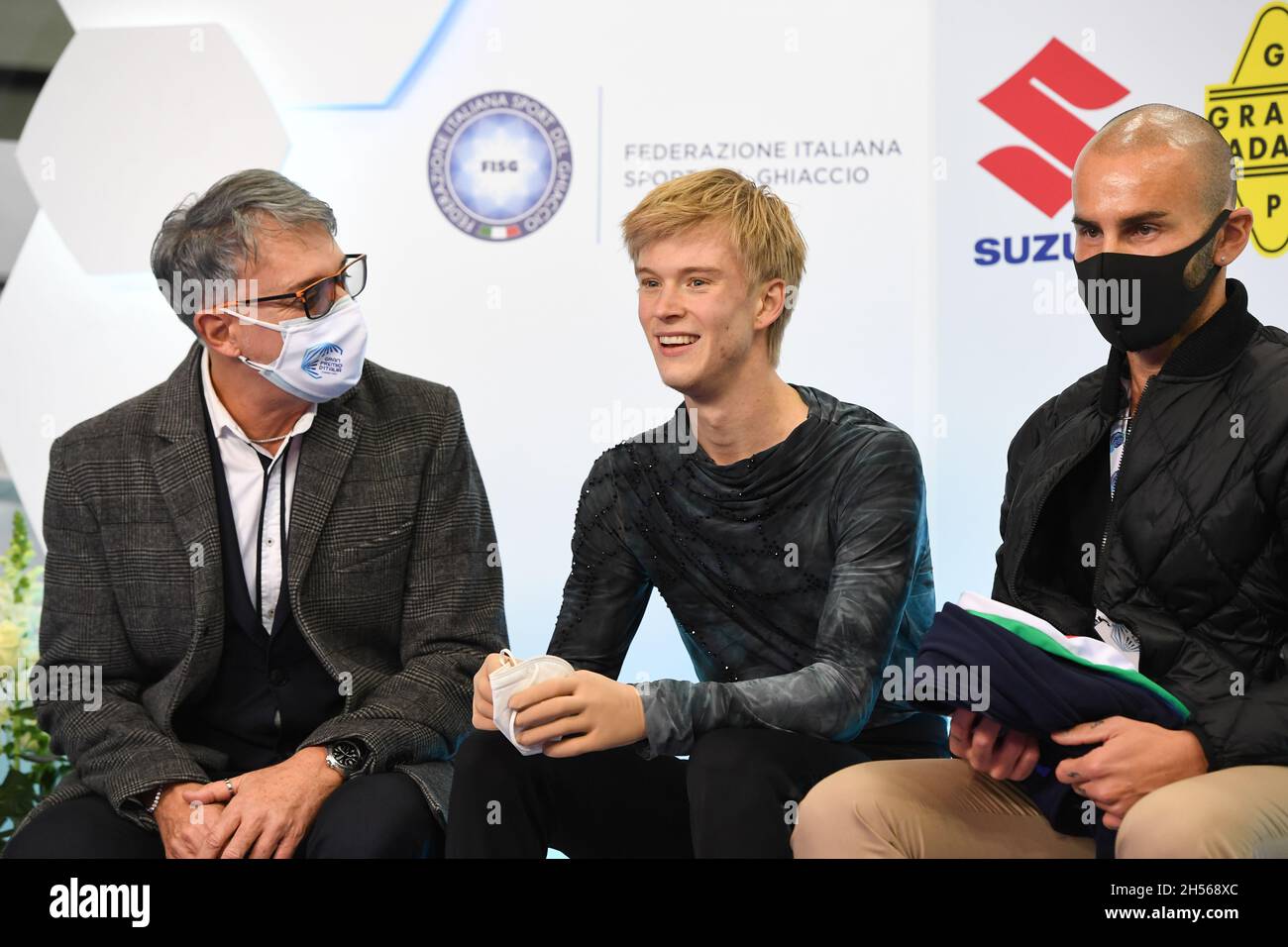 Daniel GRASSL, Italy, during Men Free Skating, at the ISU Grand Prix of ...