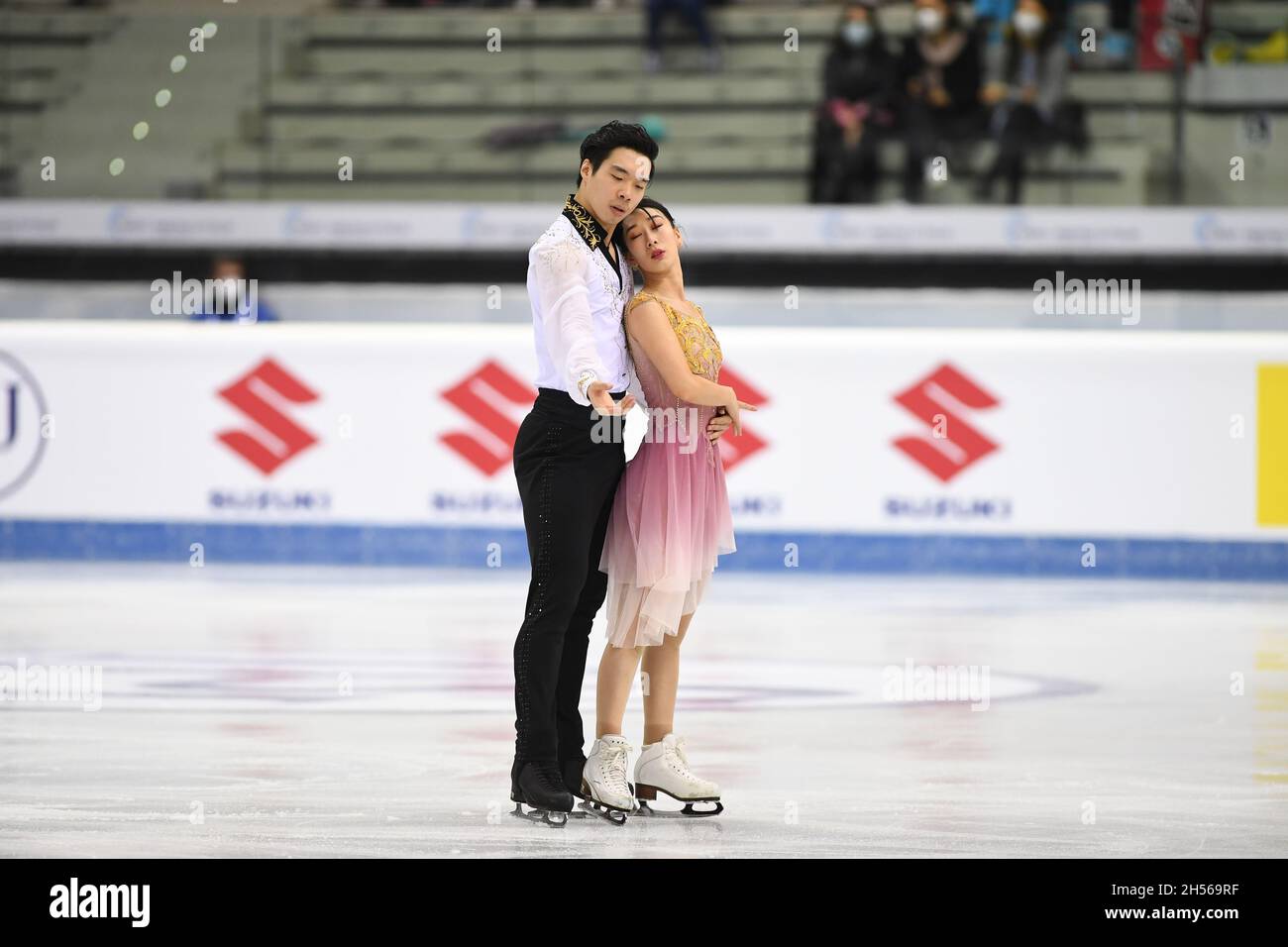 Hong CHEN & Zhuoming SUN, China, during Ice Dance, Free Dance, at the ISU Grand Prix of Figure ...
