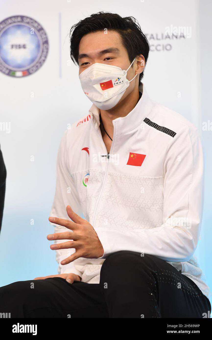 Hong CHEN & Zhuoming SUN, China, during Ice Dance, Free Dance, at the ISU Grand Prix of Figure ...