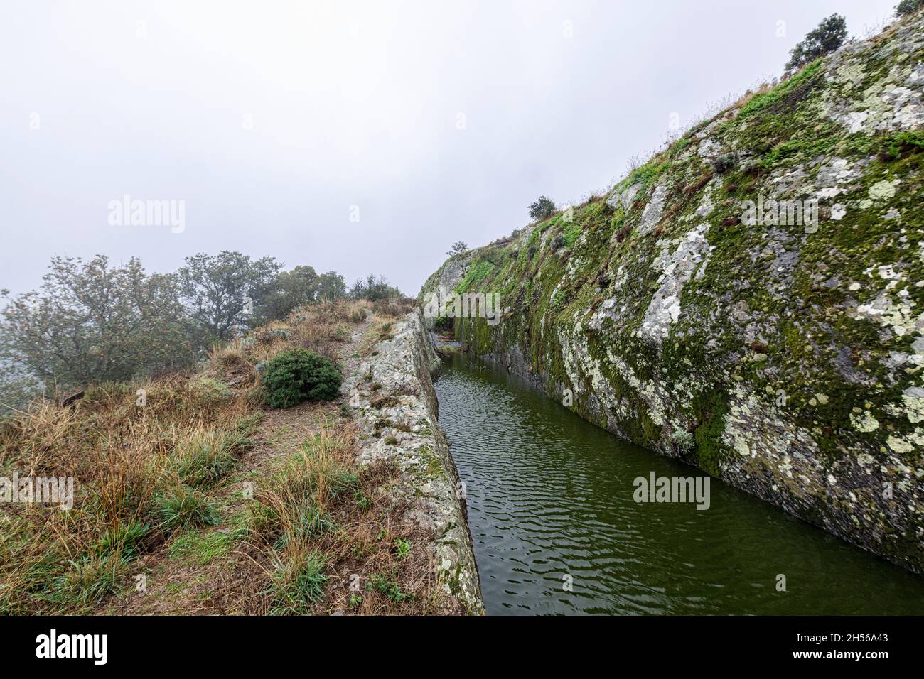 The Moat at Fort Freinet above Le Garde-Freinet, Var, Cote d'Aur ...