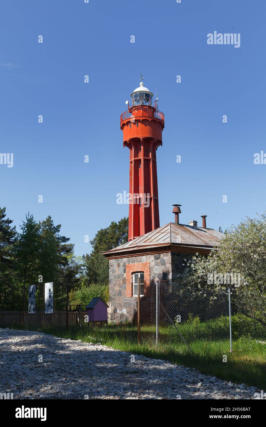 Ristna lighthouse Hiiumaa, Estonia Stock Photo - Alamy