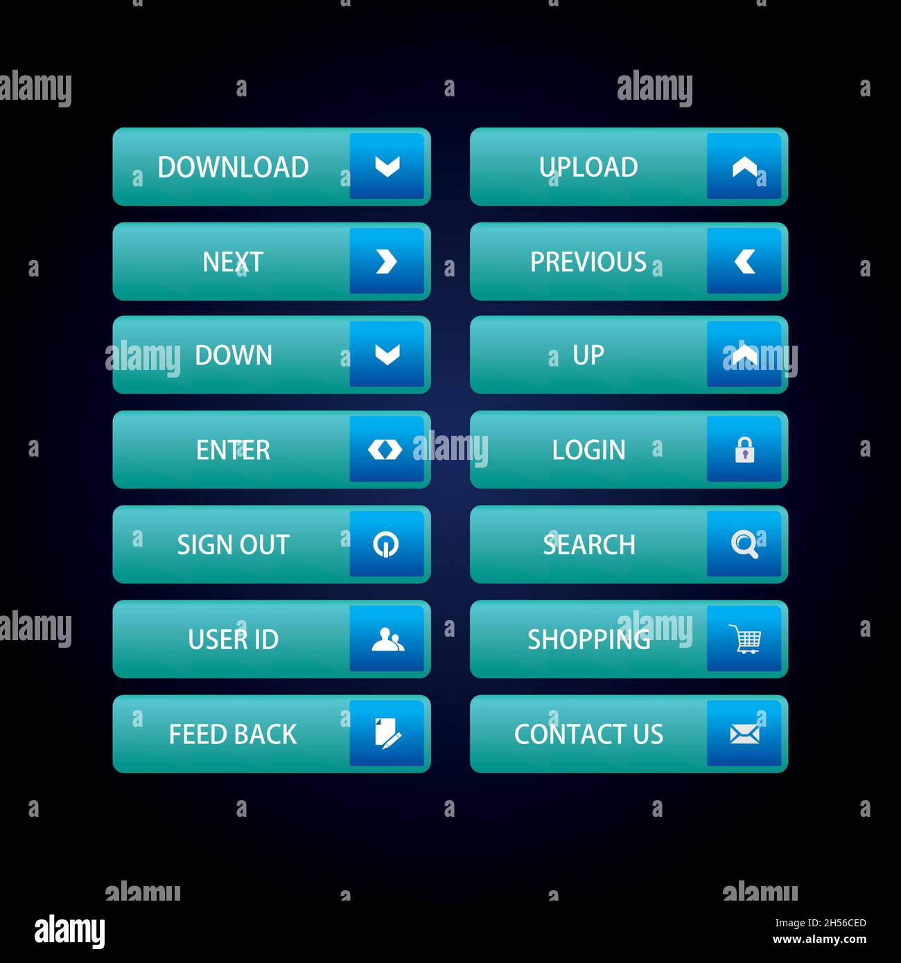 Web Design buttons Theme web and computing colorful web designing ...