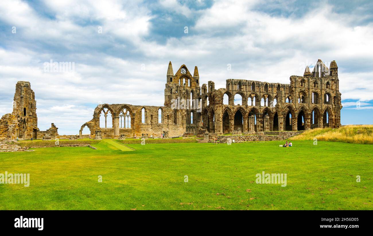 Whitby Abbey, North Yorkshire, a benedictine monastery and inspiration ...