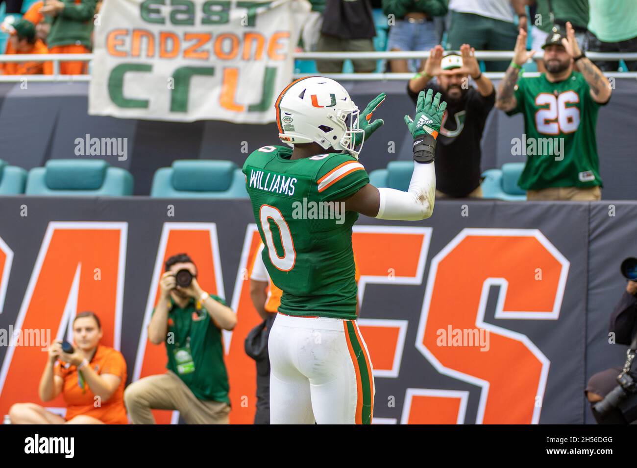 James williams miami hurricanes hi-res stock photography and images - Alamy