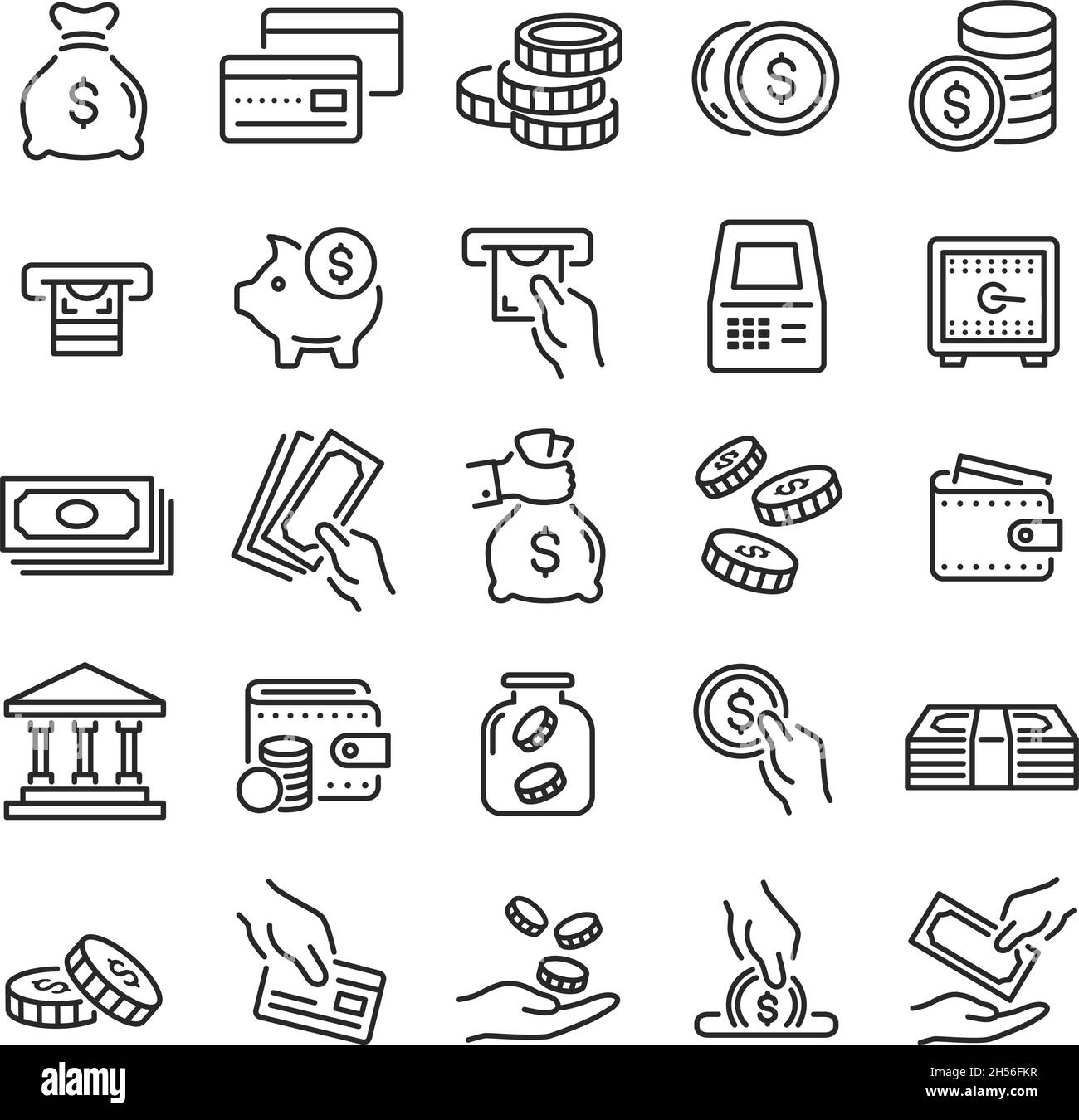 Bank saving Black and White Stock Photos & Images - Alamy