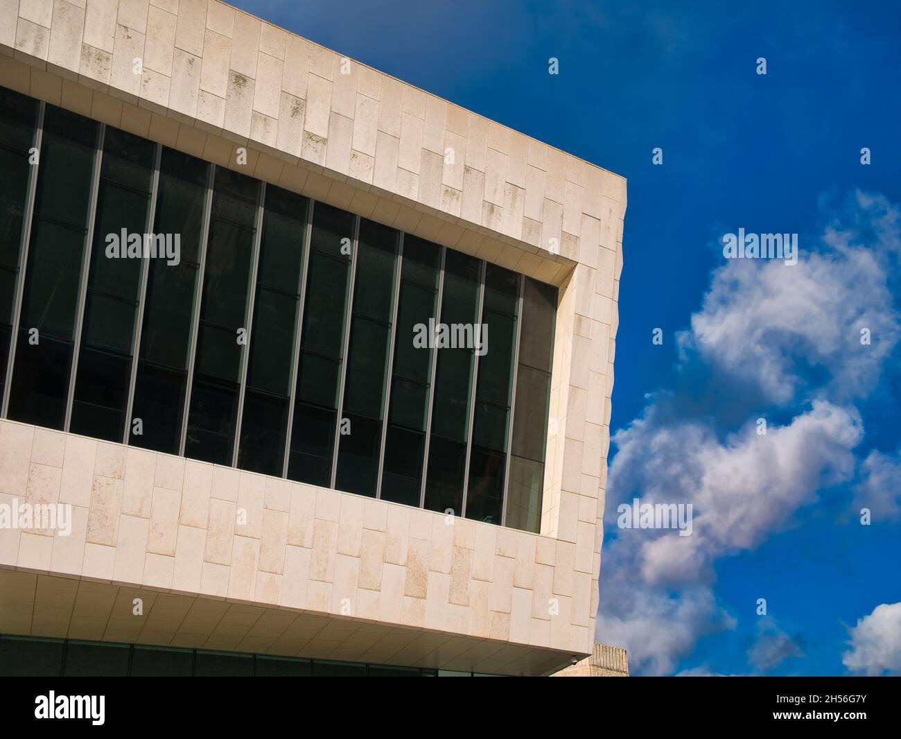 Modern Limestone Building