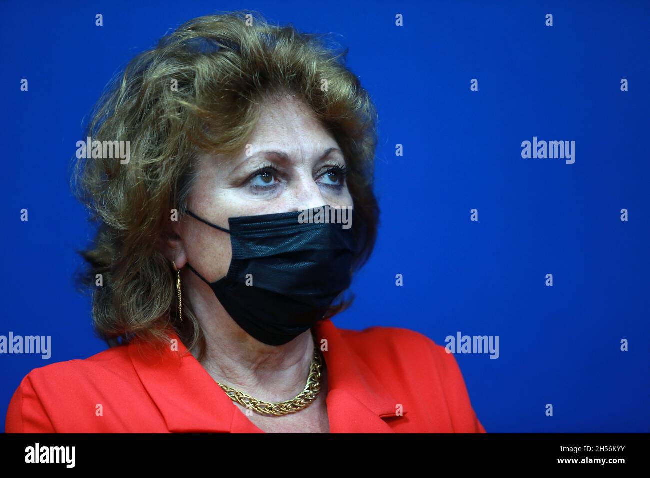 BUCHAREST, ROMANIA - November 02, 2021: Doina Ofelia Melinte vice ...