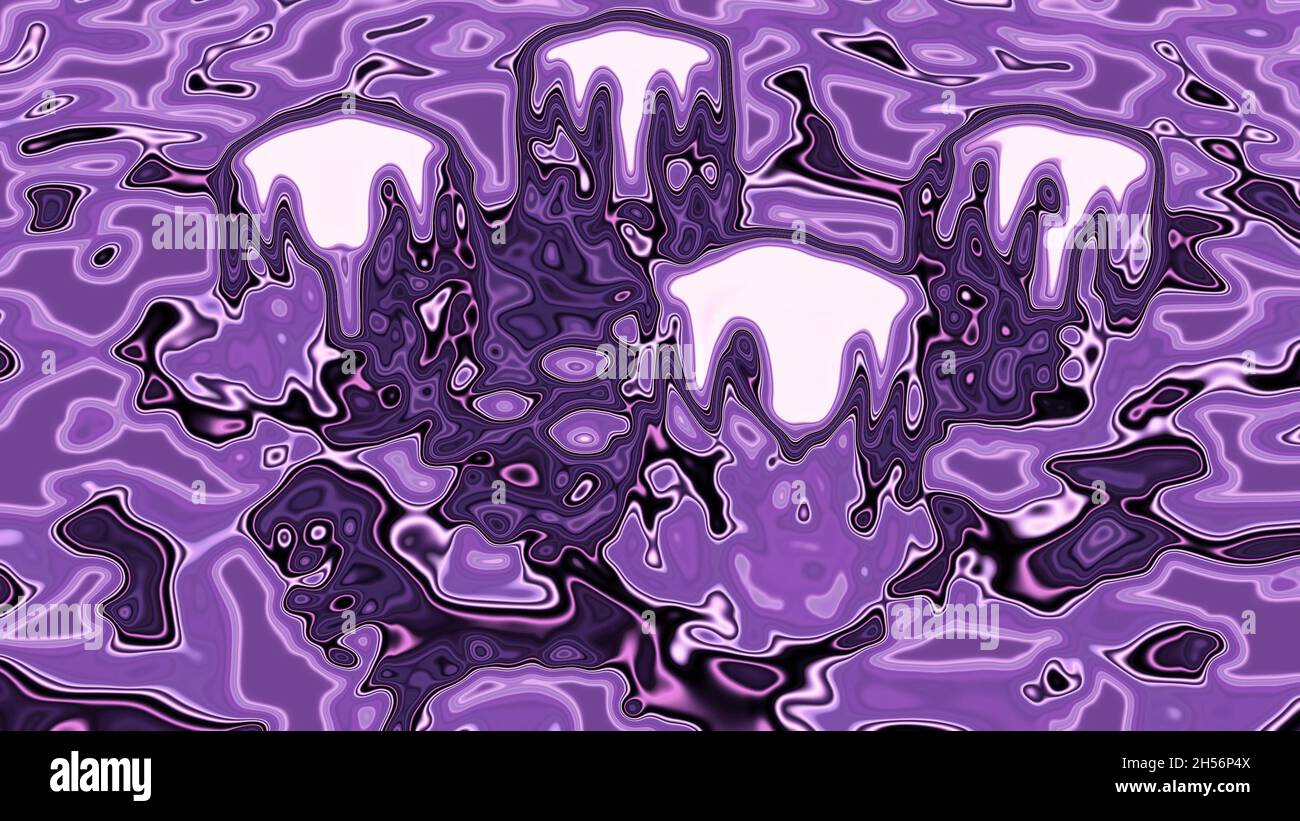 3d illustration of 4K UHD abstract liquid surface Stock Photo - Alamy