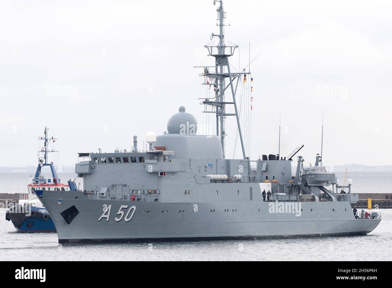 German Type 423 Oste class auxiliary A50 Alster of Deutsche Marine ...