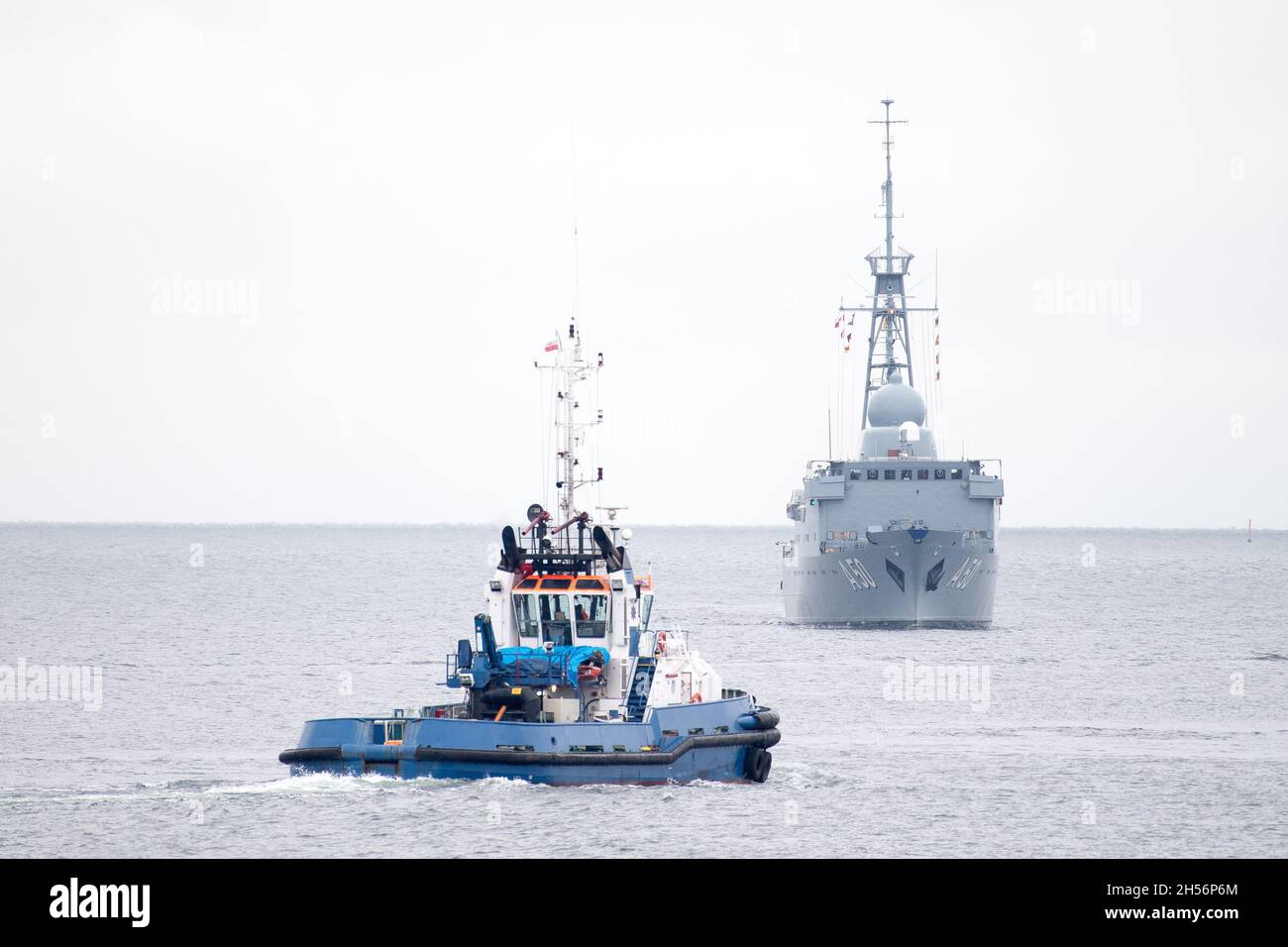 German Type 423 Oste class auxiliary A50 Alster of Deutsche Marine ...