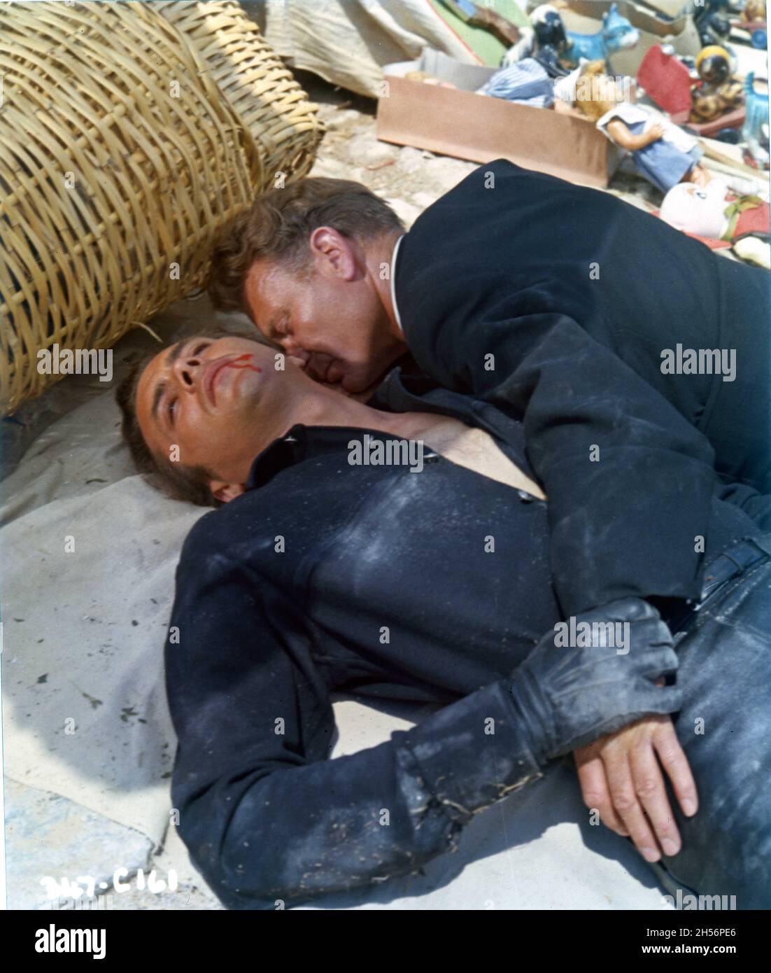 DIRK BOGARDE and JOHN MILLS in THE SINGER NOT THE SONG 1961 director ...