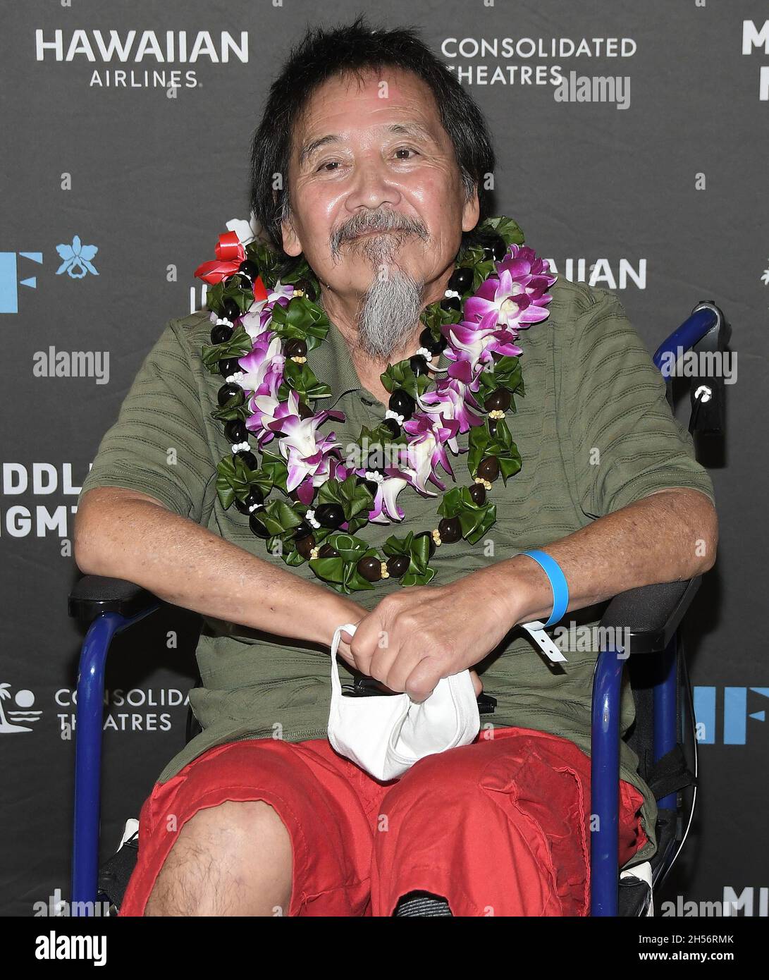 Filmmaker Albert Pyun arrives at the 41st Hawai'i International Film ...
