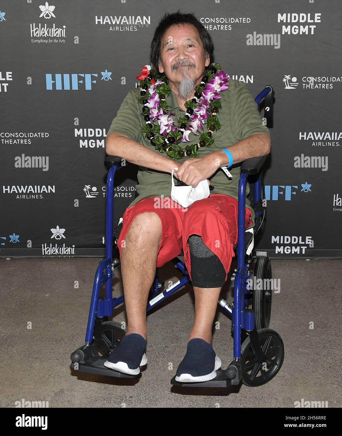 Filmmaker Albert Pyun arrives at the 41st Hawai'i International Film ...