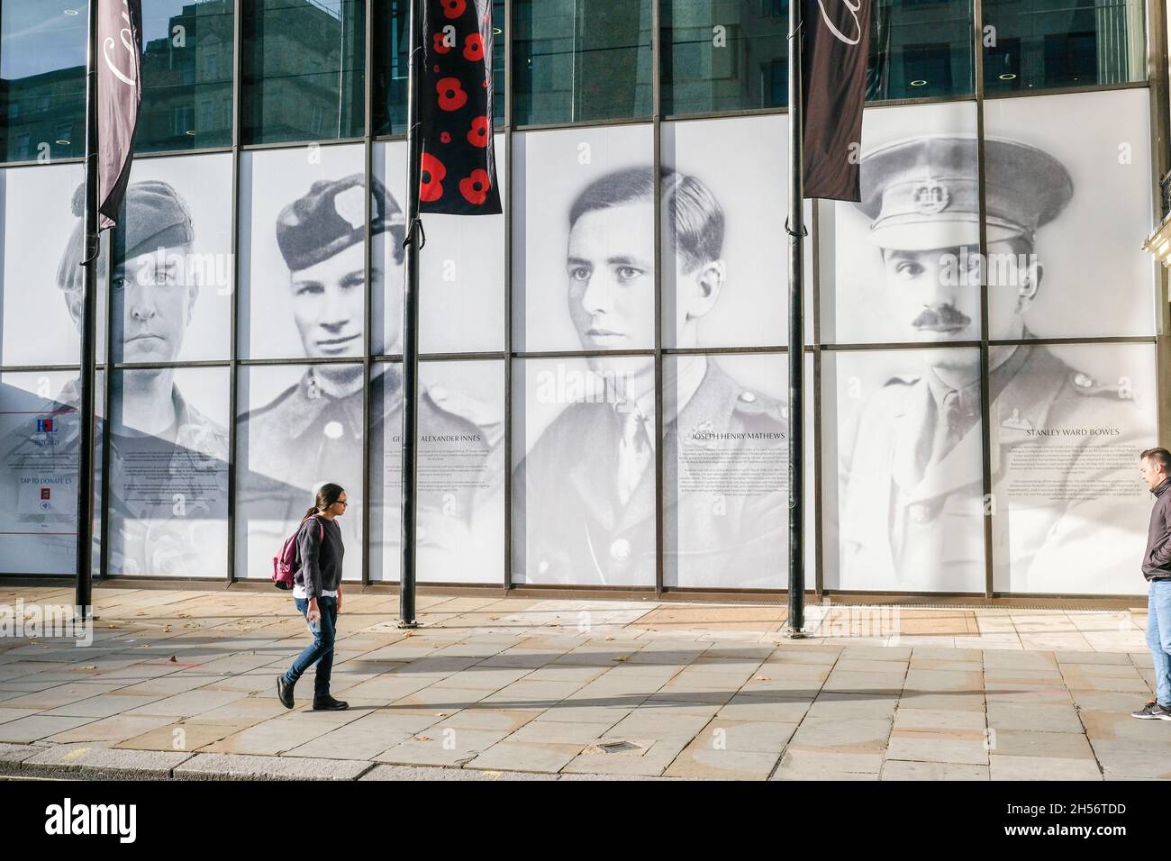 Coutts, Strand, London, UK. 7th Nov, 2021. Coutts bank windows on the ...