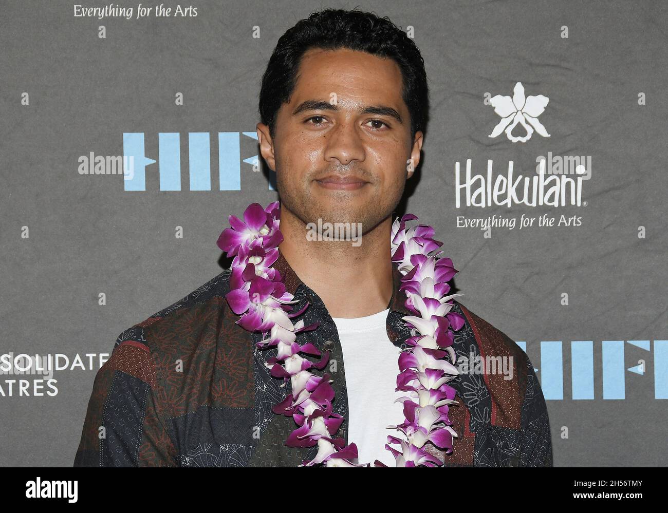 Alex Tarrant arrives at the 41st Hawai'i International Film Festival ...