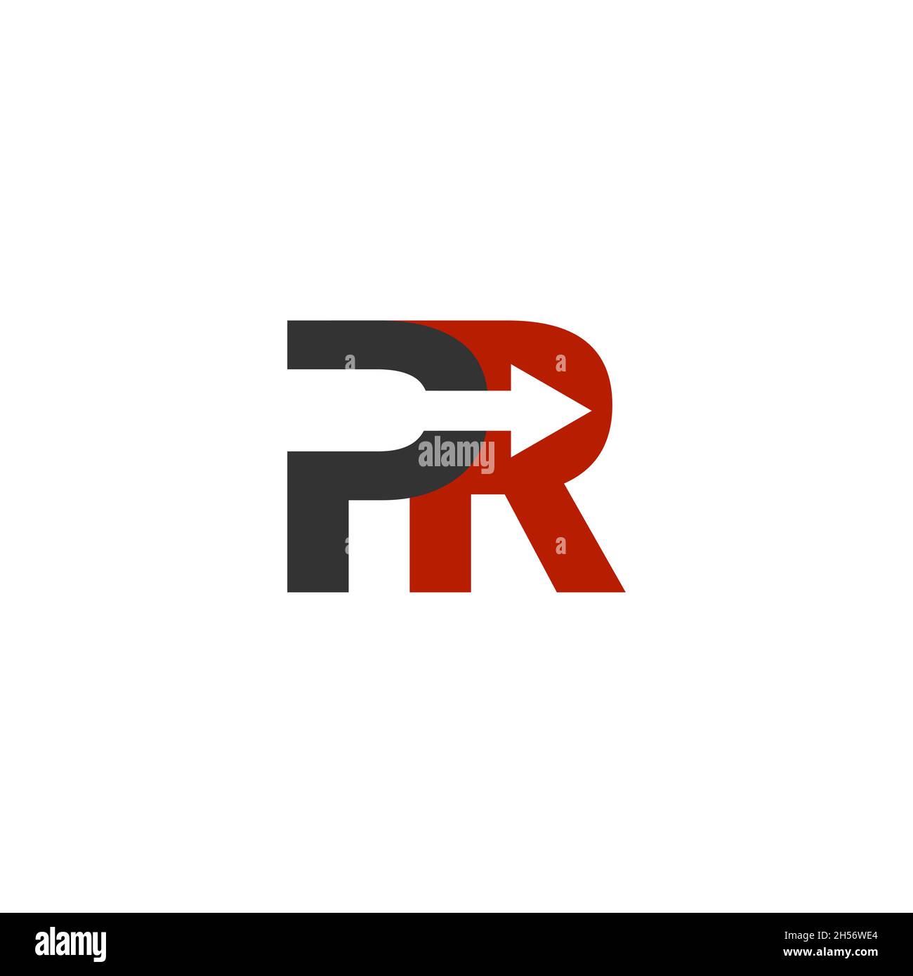 Public relations logo. PR letters. Vector illustration. PR agency sign ...