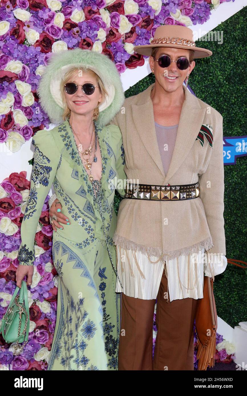 Del Mar - NOV 6: Anne Heche, Derek Warburton at the 2021 Breeders Cup ...