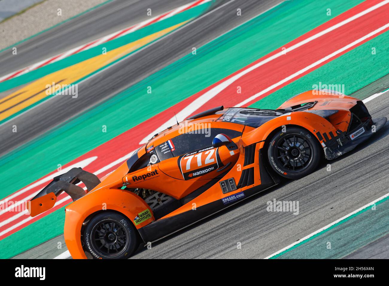 BARCELONA, SPAIN, September 4, 2021 : Vortex car in the color lines of ...